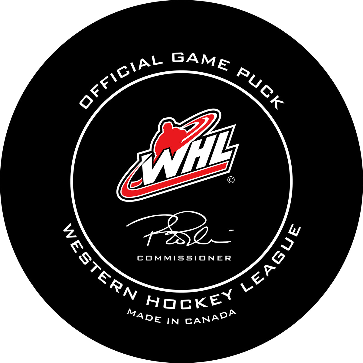 WHL Portland Winterhawks Official Game Puck (Season 2021-2022) - Portl ...